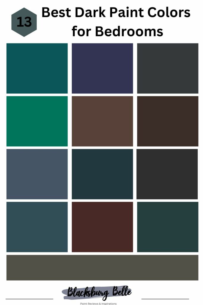 13 Best Dark Paint Colors for Bedrooms, Living Rooms, and More