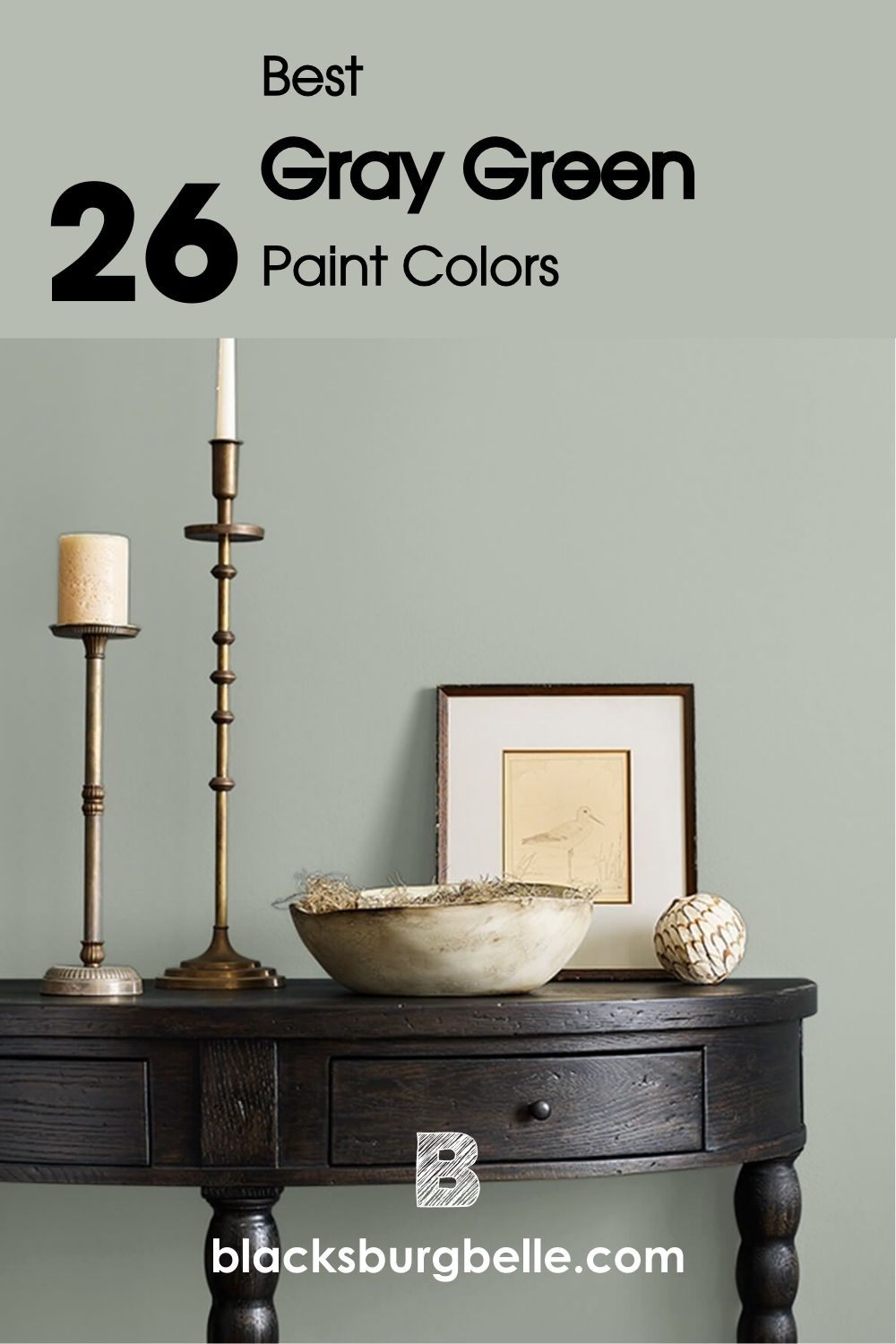 26 Best Gray Green Paint Colors