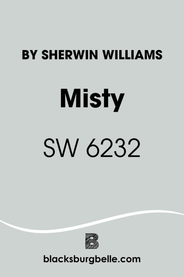 Sherwin Williams Misty SW 6232: Paint Color Review