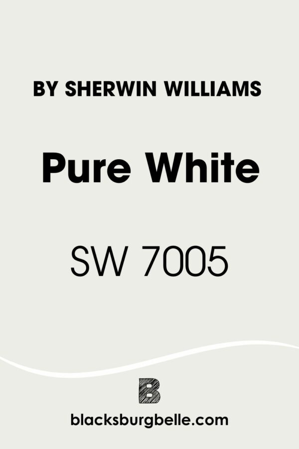 Sherwin Williams Pure White SW 7005 Review