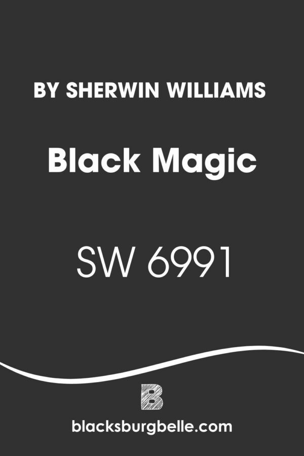 Sherwin Williams Black Magic SW 6991: Paint Color Review
